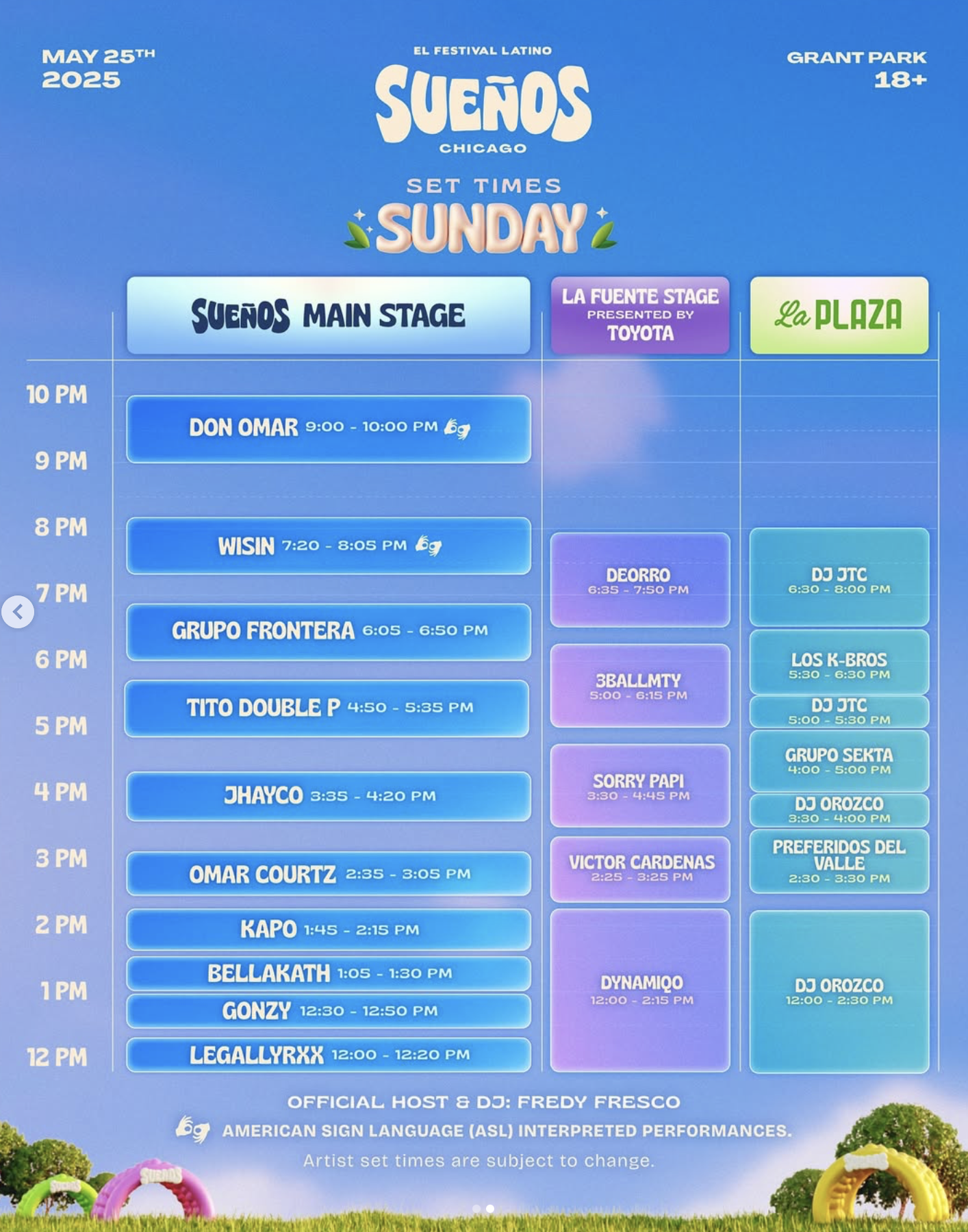 Sueños Music Festival Announces Set Times and Site Map For Their ...